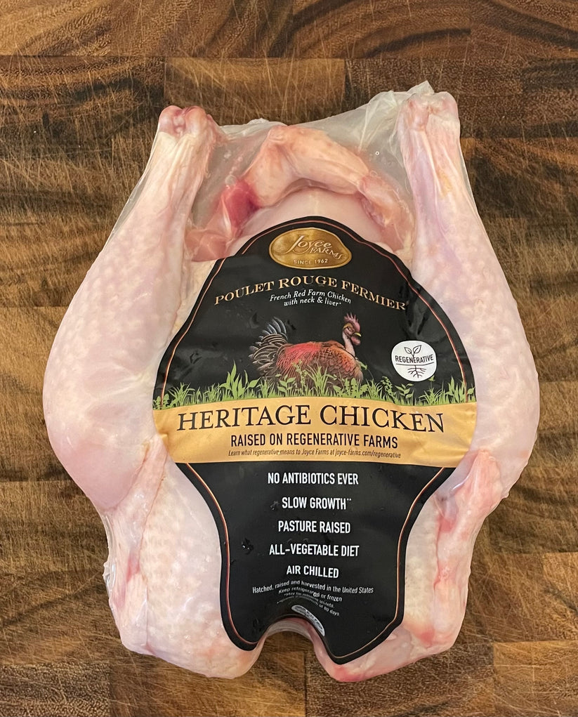 Joyce Farms Heritage Poulet Rouge Chicken – Roots for Strength-Meats ...